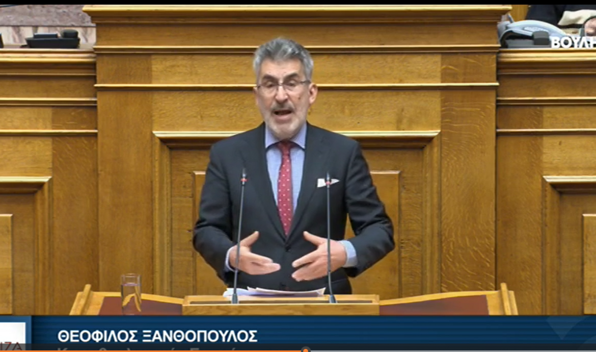Θ. Ξανθόπουλος στην Ολομέλεια της Βουλής: Το Ευρωκοινοβούλιο ...